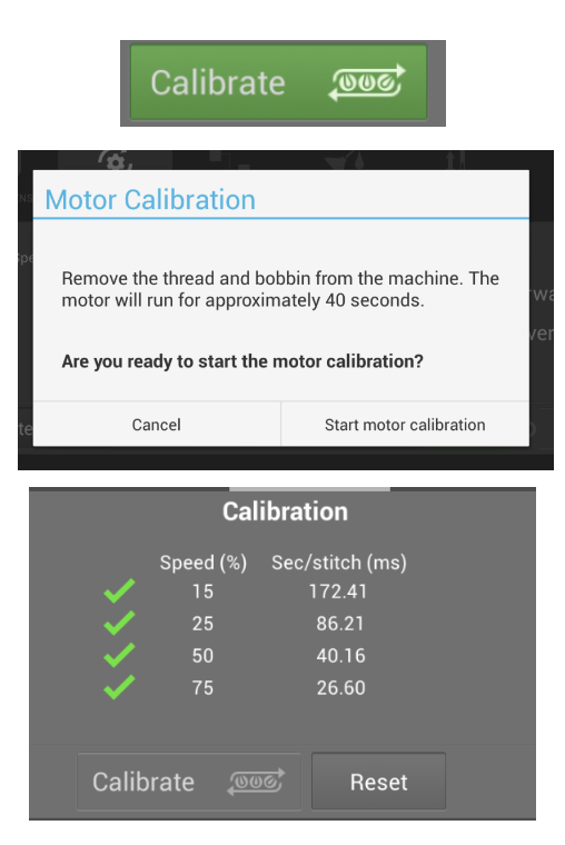 Service and Maintenance Screens