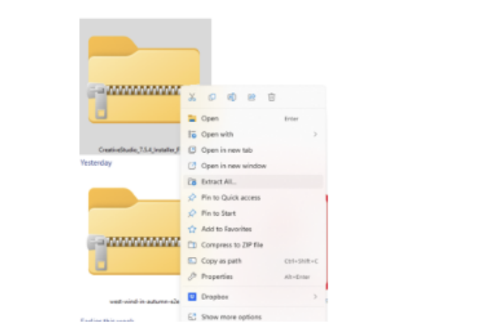 CreativeStudio 7.5.4 (SAM) Installation Instructions