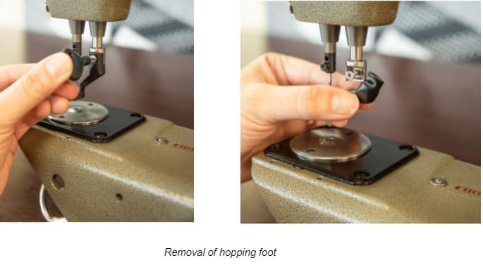 Approach Foot System & Hopping Foot Stroke and Height for the 26, 30 ...